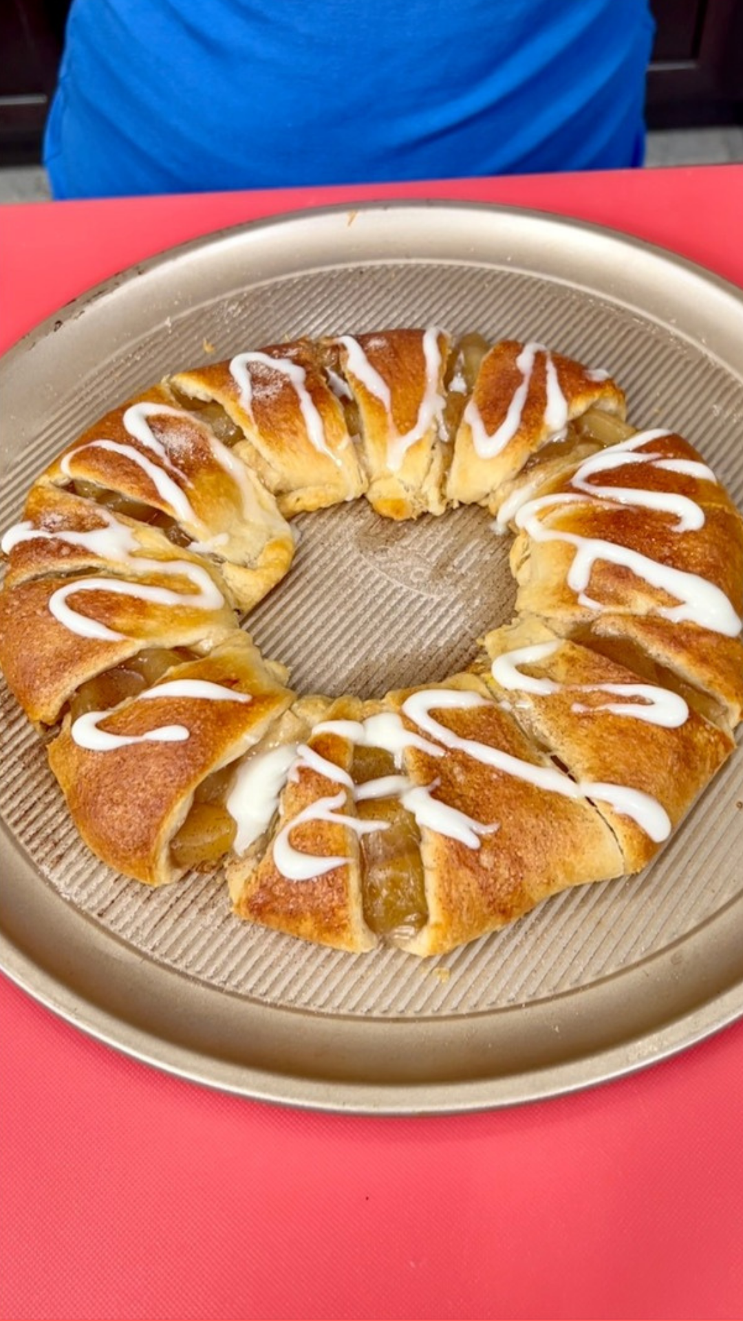 Apple peach Danish turnovers recipe