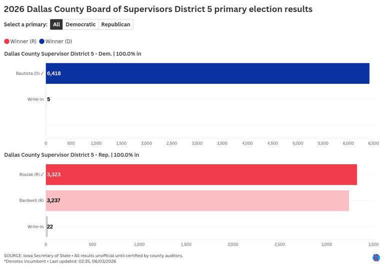 Dallas County voters narrow field for supervisors in primary election