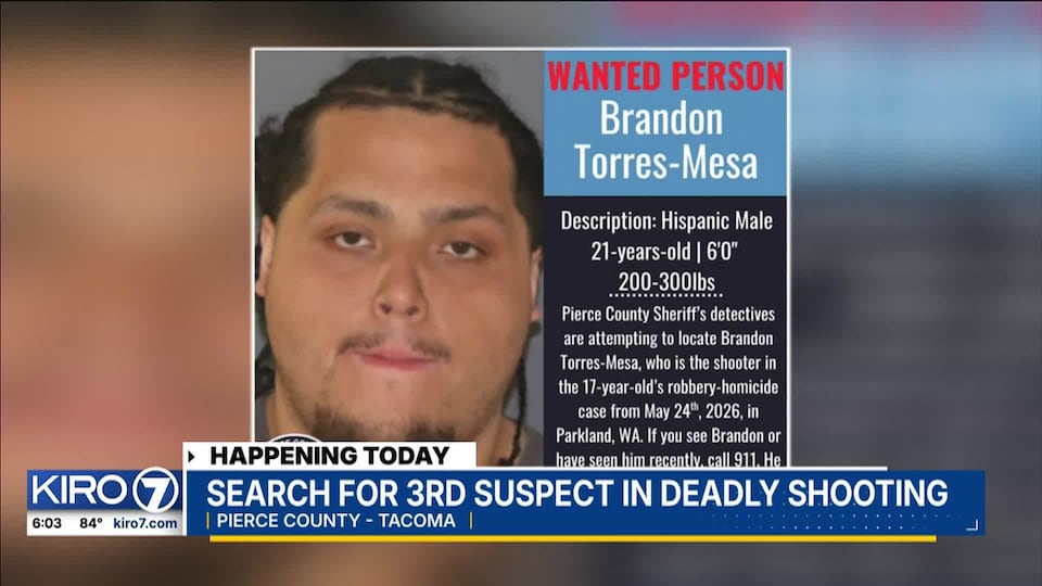 Video: Search for 3rd suspect in deadly shooting