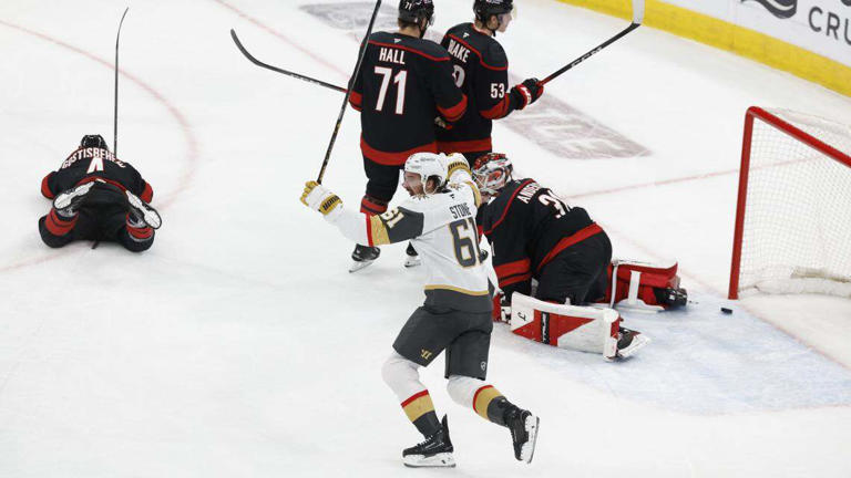 Hurricanes squander fast start, fall to Vegas in Game 1 of Stanley Cup ...