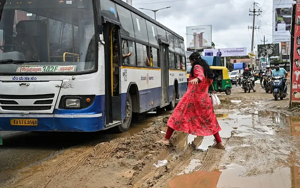 Heavy rain floods Bengaluru’s ORR for second day, more showers ahead