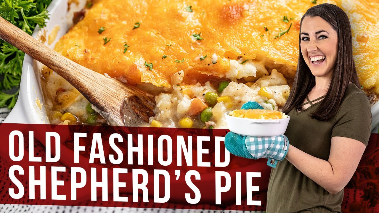 Old fashioned shepherd's pie