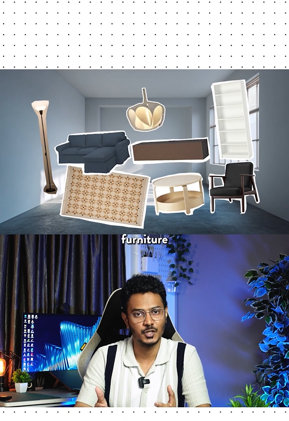 Placing furniture into empty interiors: Accurate architectural layout ...