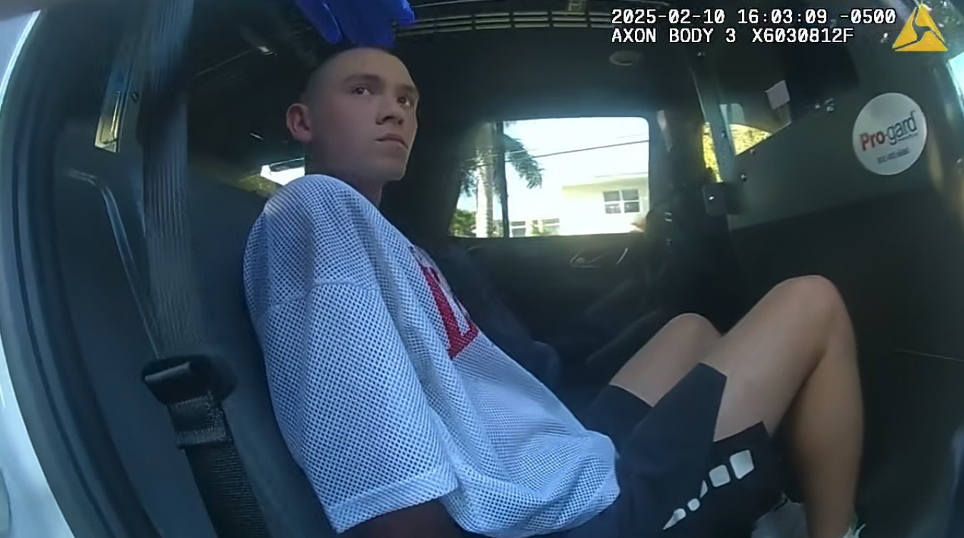 Video shows police arresting man who broke into home of OnlyFans model ...