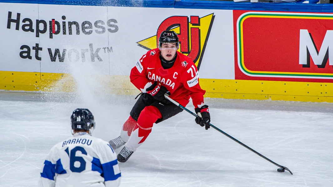 Macklin Celebrini named best forward at 2026 Worlds