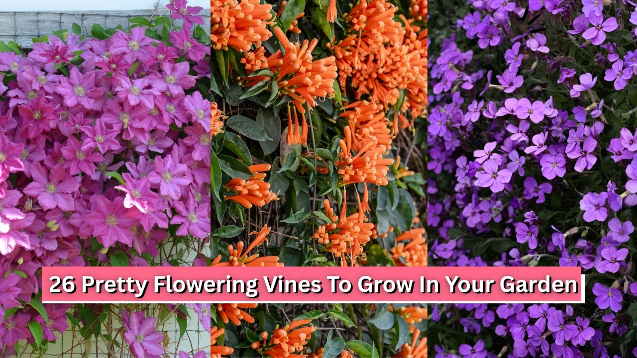 Amazing garden vines that produce continuous beautiful flowers