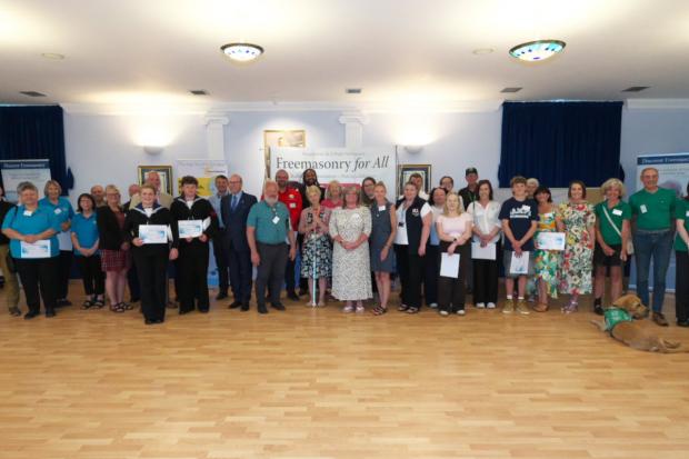 Island Freemasons donate £70,000 to charities