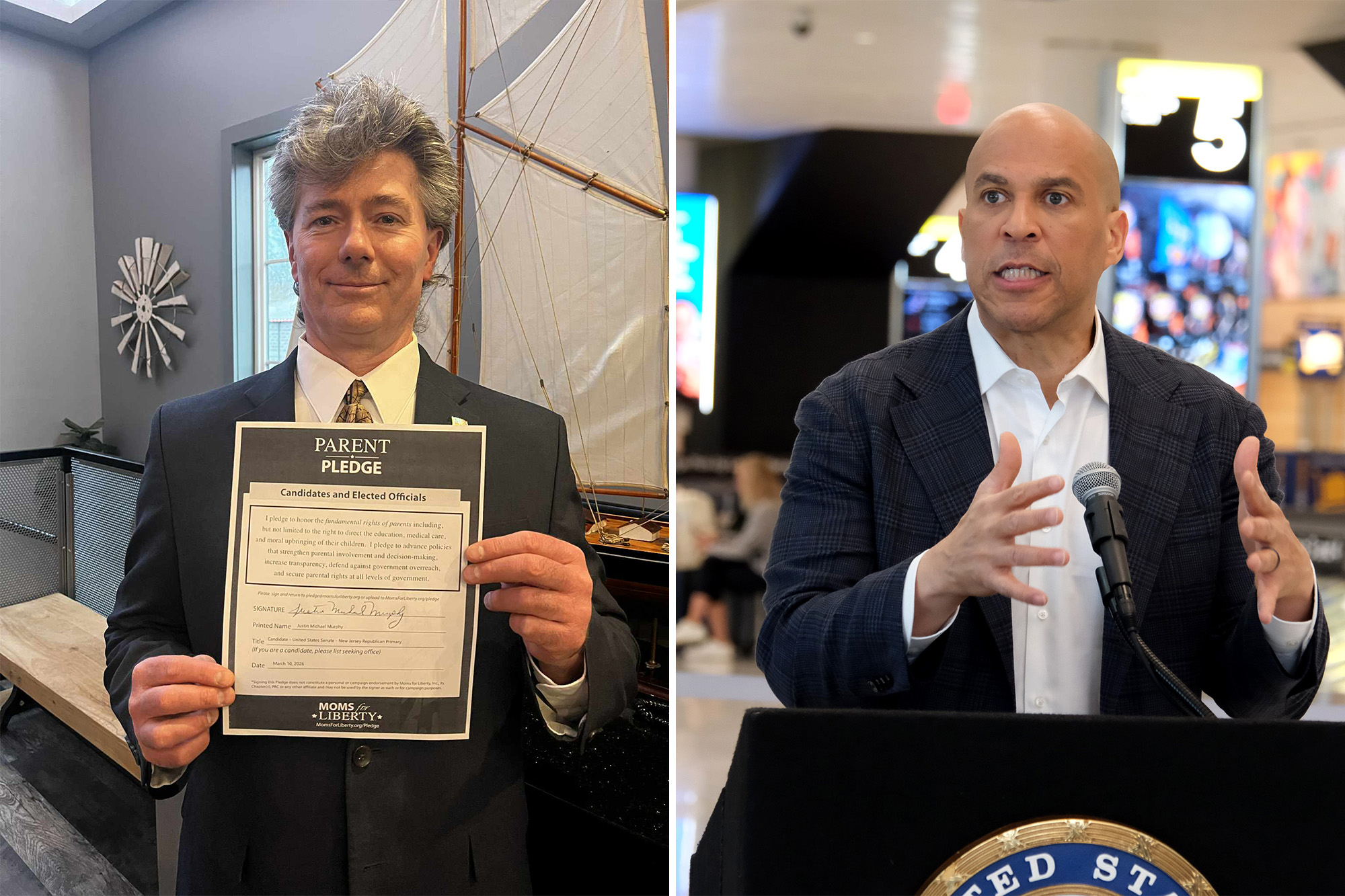 Cory Booker learns his GOP opponent in New Jersey Senate race