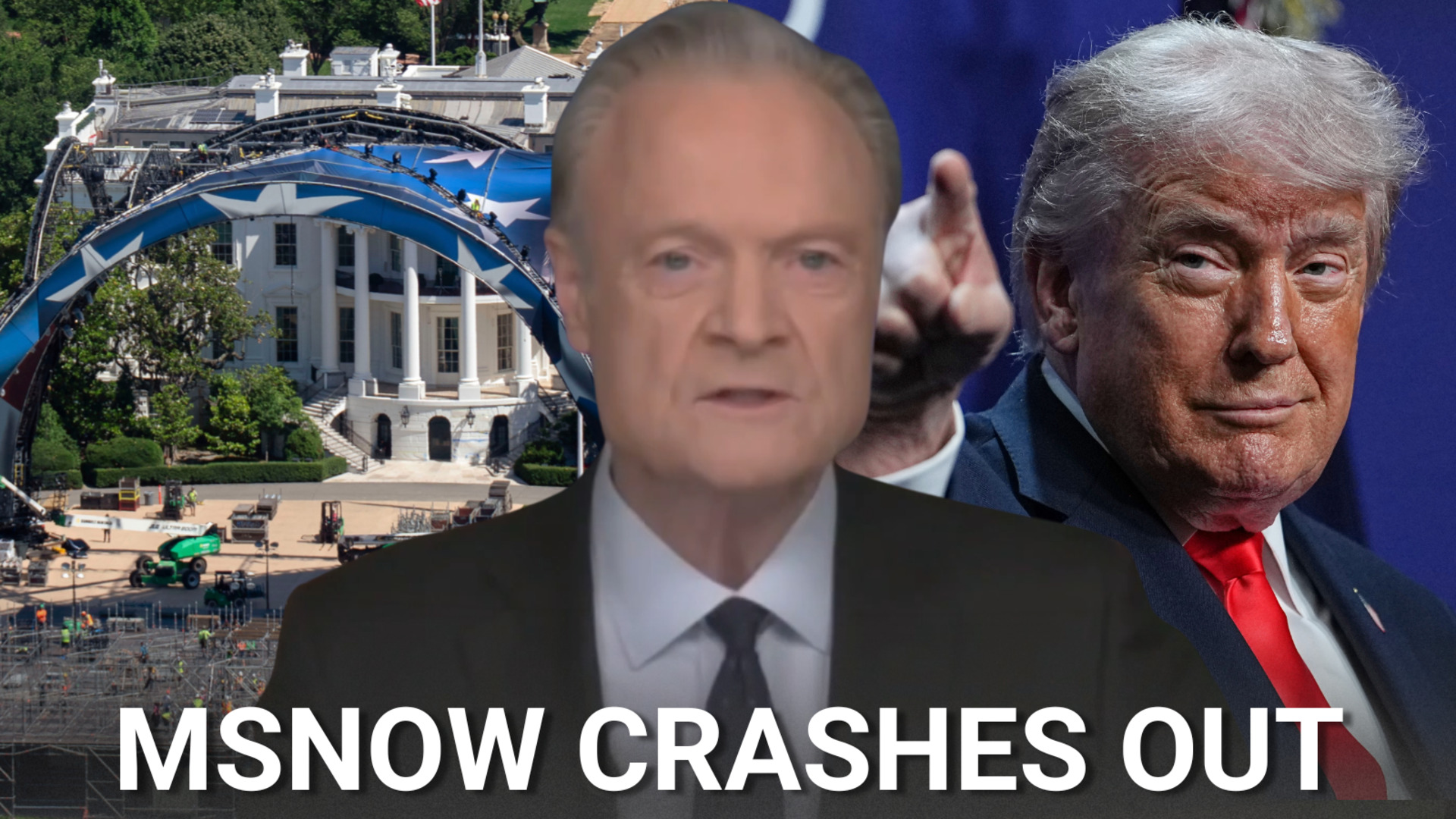 MS NOW host has embarrassing outburst over Trump’s epic UFC event
