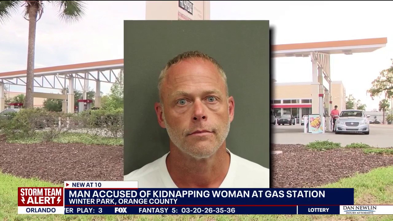 Man accused of kidnapping woman from Winter Park gas station