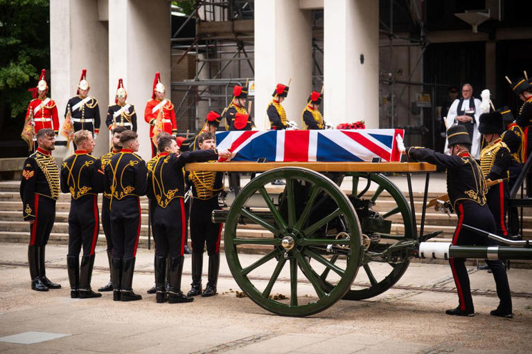 King's troops hold funeral for soldier who died at Royal Windsor Horse Show