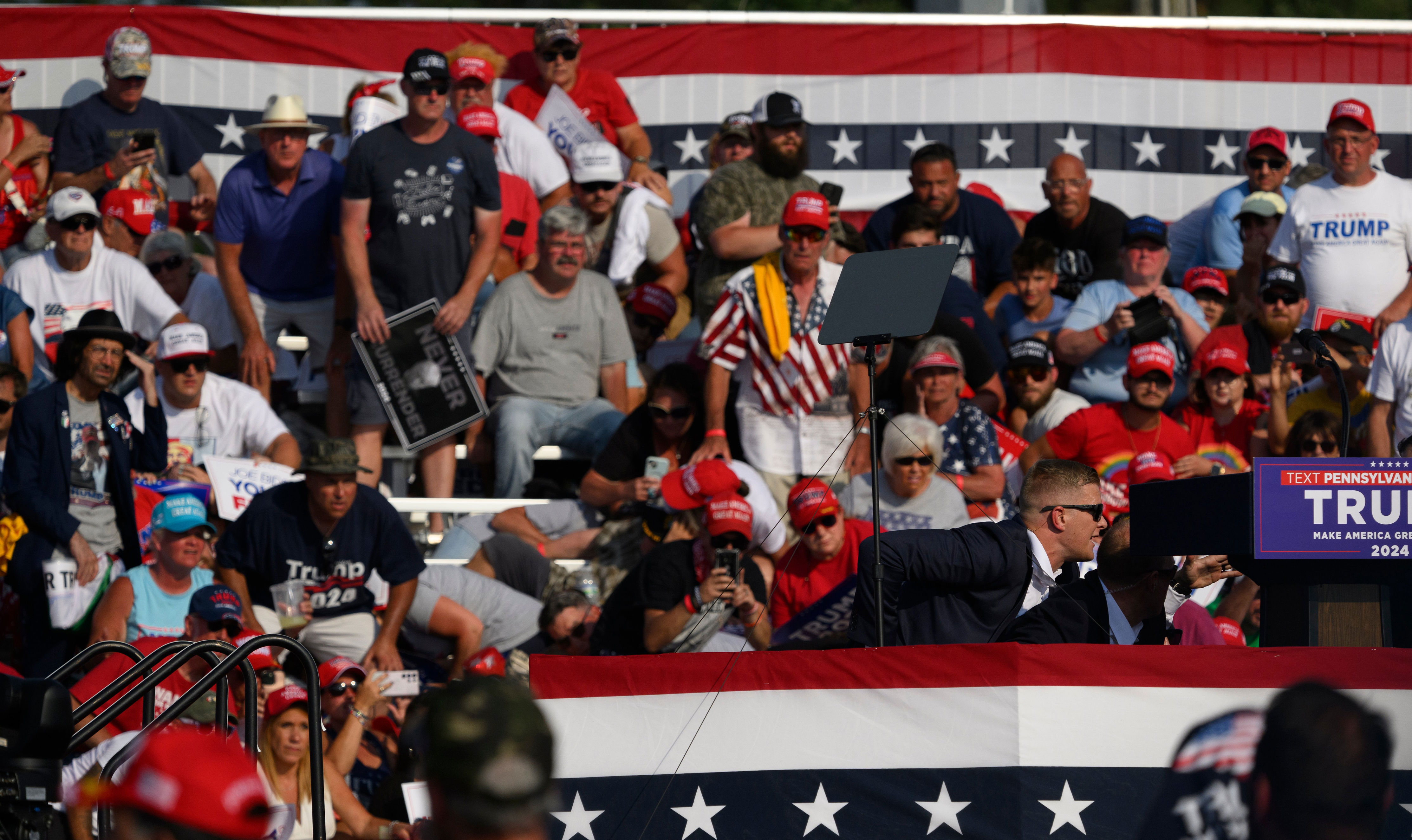 Two people shot during Trump’s Butler rally sue US for negligence