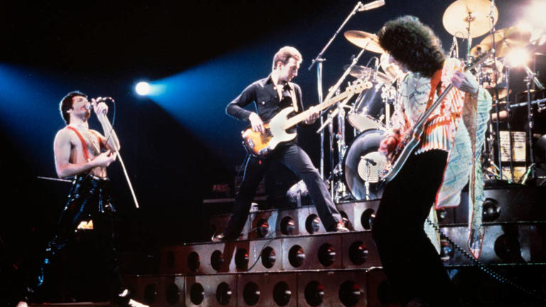 1979 hit 'Crazy Little Thing Called Love' as Freddie Mercury's tribute ...