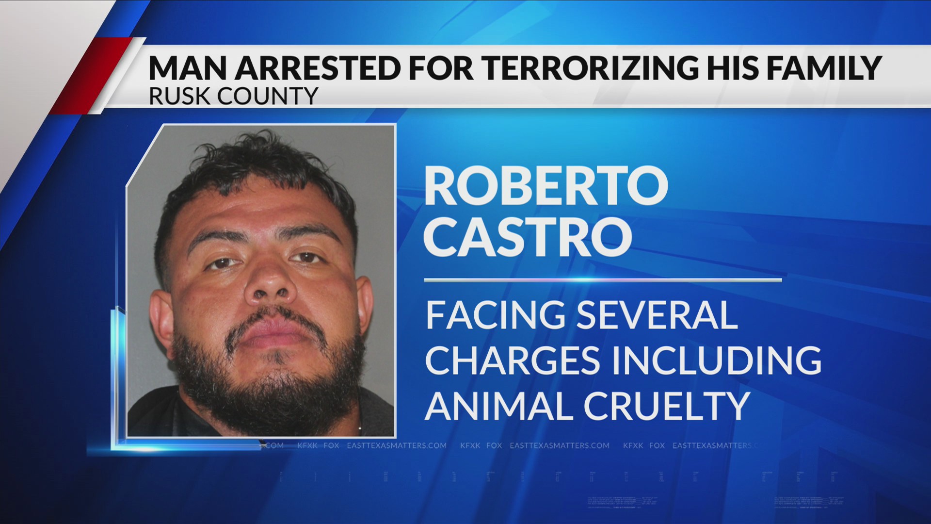 Suspect arrested following domestic violence and animal cruelty ...
