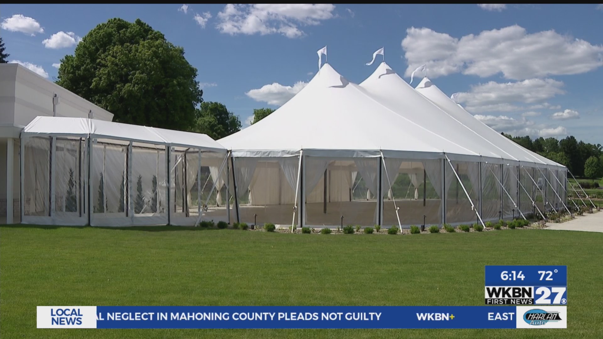 Lake Club debuts sailcloth tent venue