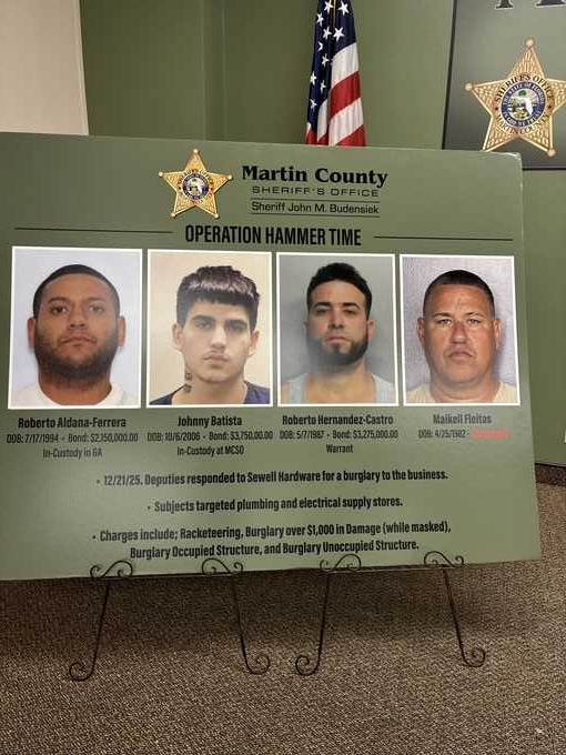 'This is a big dent': Four suspects accused in Florida retail theft ...