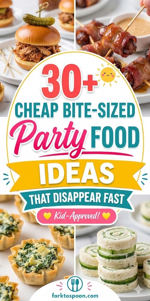 30 Cheap Bite-Sized Party Party Food
