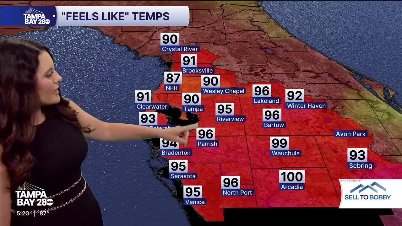 Hot weather continues for the Tampa Bay area