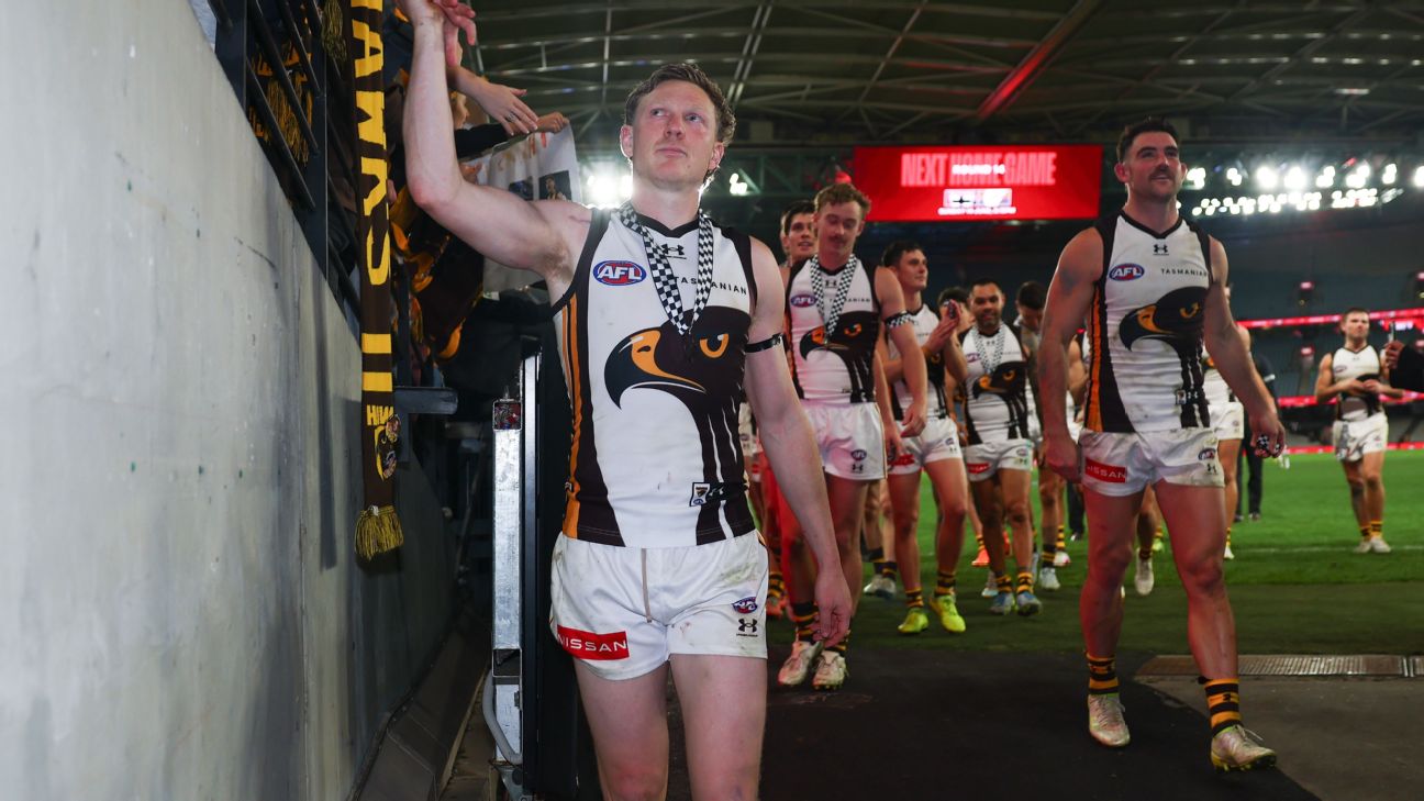 ESPN's mid-year All-Australian for 2026: Hawthorn co-captain forces his ...