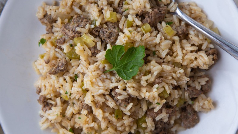 1-pot dirty rice recipe