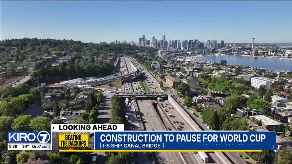 Video: Ship Canal Bridge construction to pause