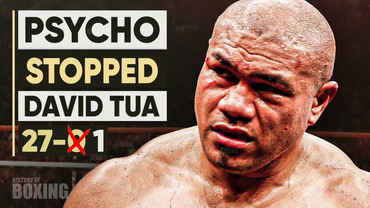 When a psychopathic boxer challenged David Tua! It was a big fight.