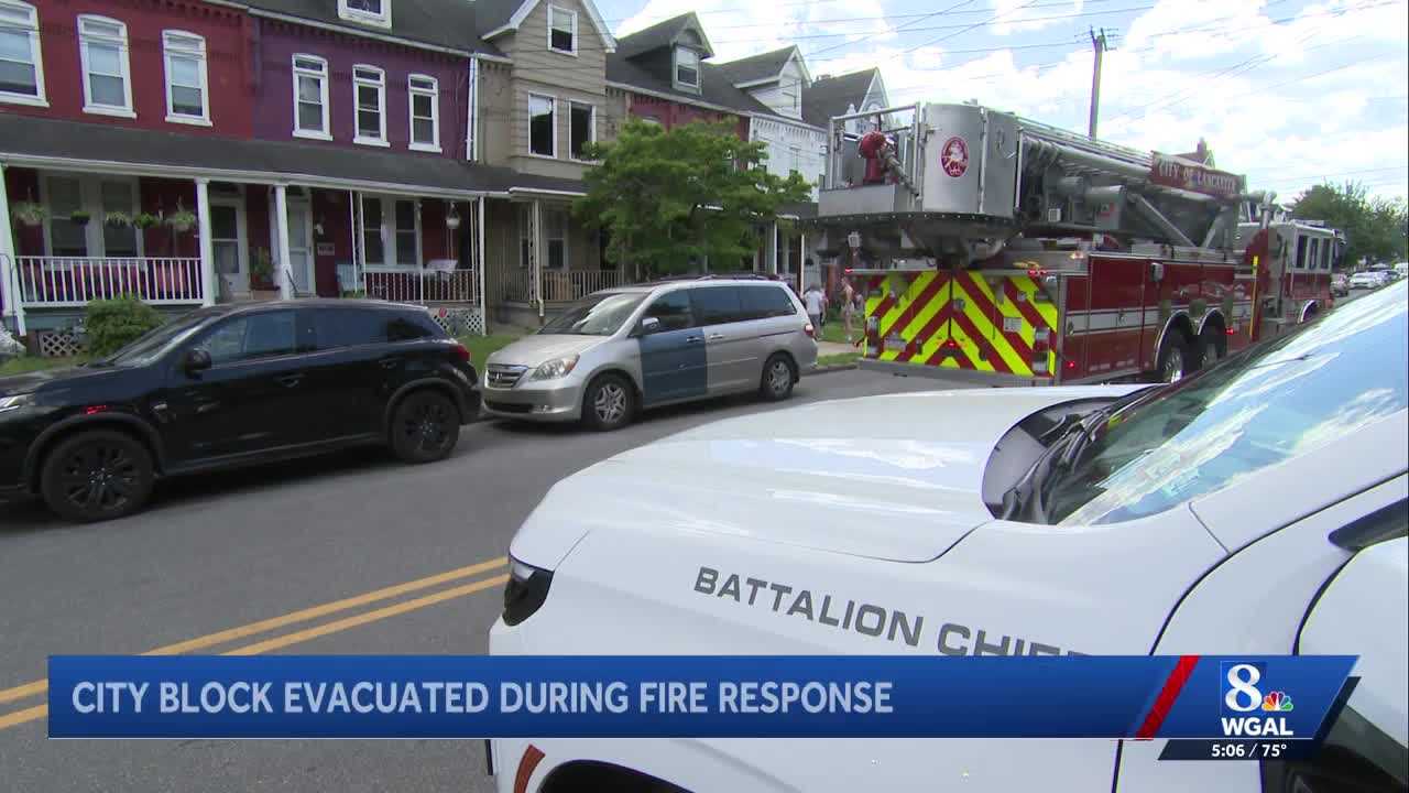 Crews rescue 2 people from house fire in Lancaster City