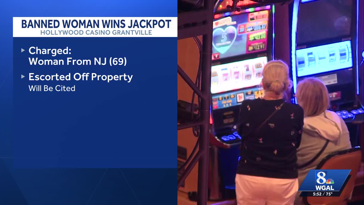 Woman removed from Dauphin County casino after winning jackpot