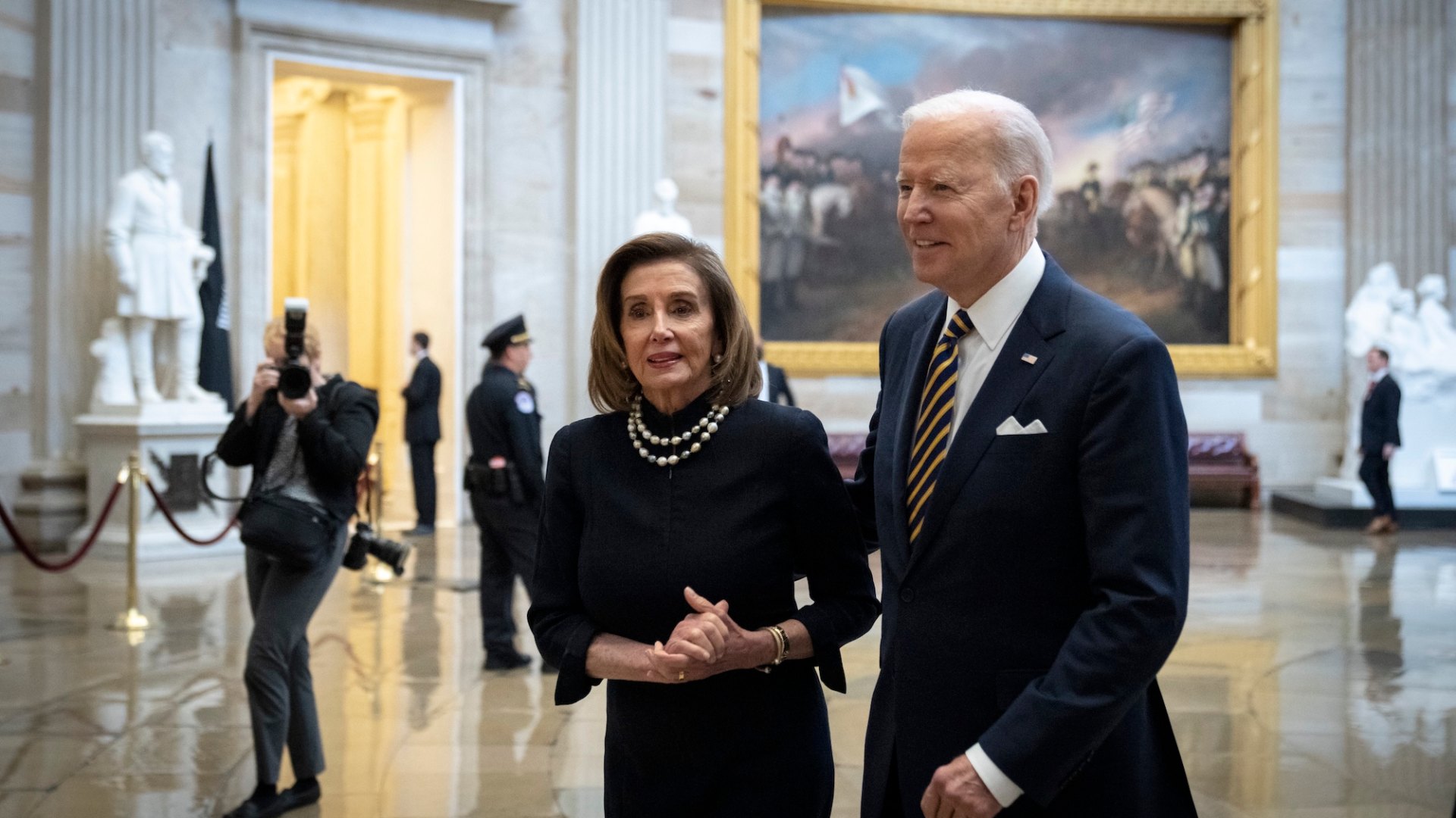 Joe Biden reconciled with Nancy Pelosi at Tatiana Schlossberg's funeral