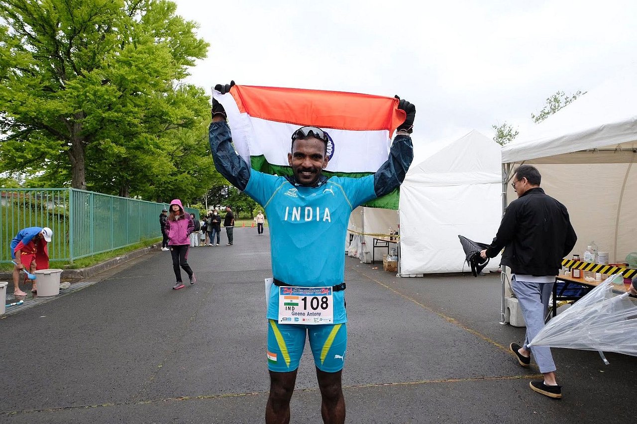 Malayali ultra runner Geeno Antony runs 272.89 km in 24 hours, wins ...