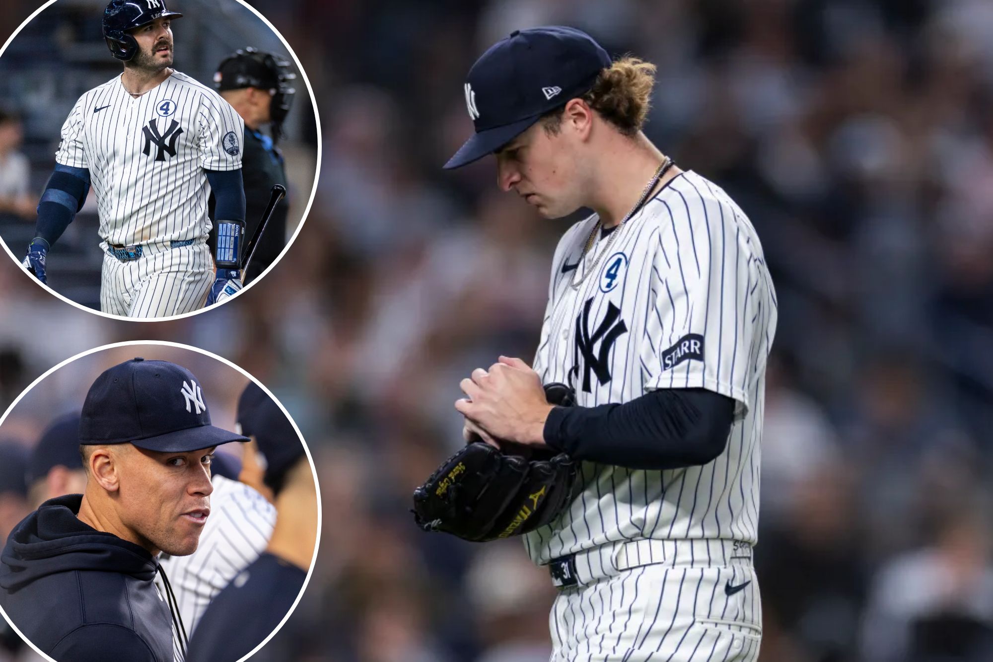 Cam Schlittler turns in rare dud as Aaron Judge-less Yankees battered ...