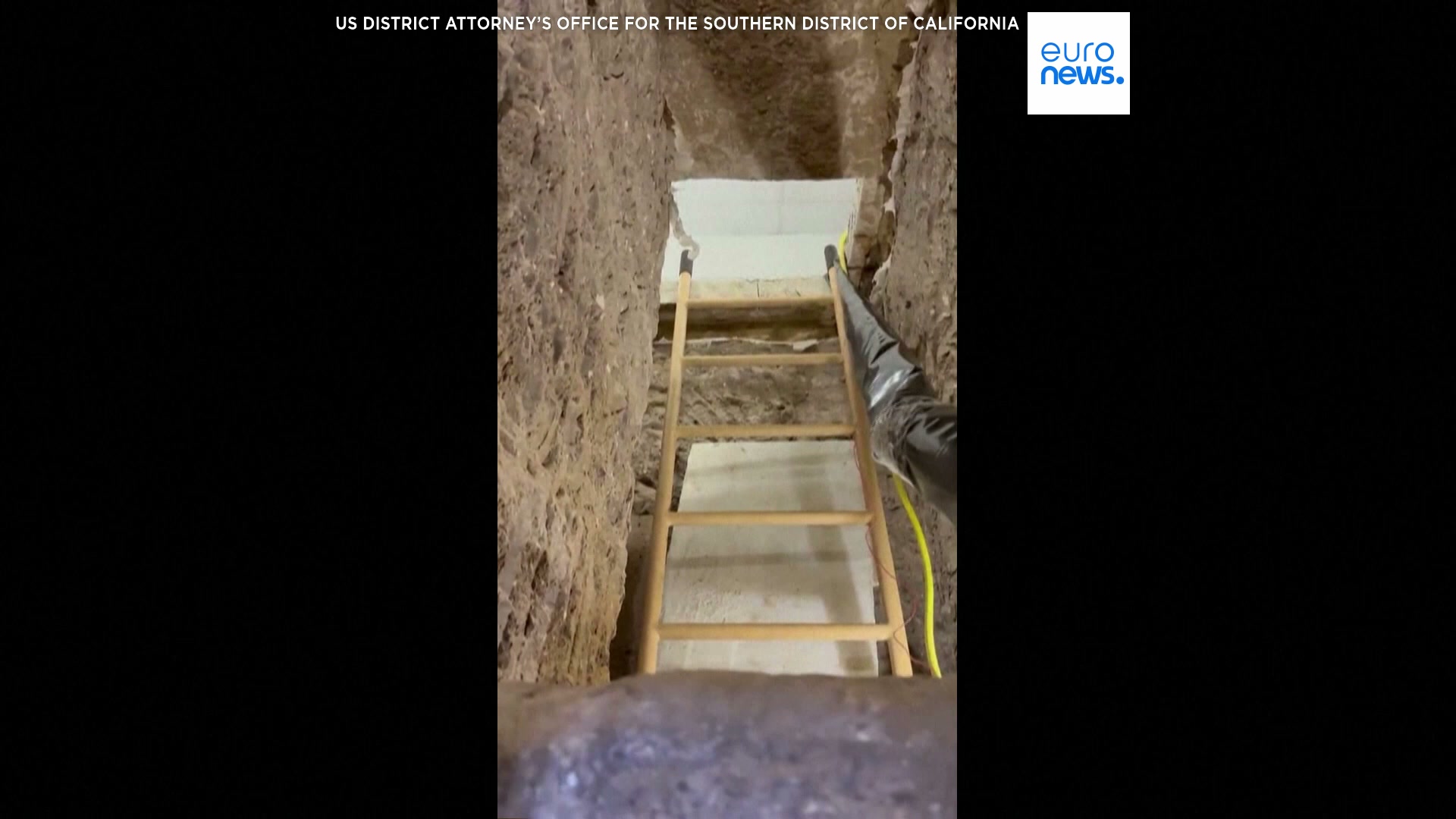 Massive drug tunnel uncovered beneath US-Mexico border