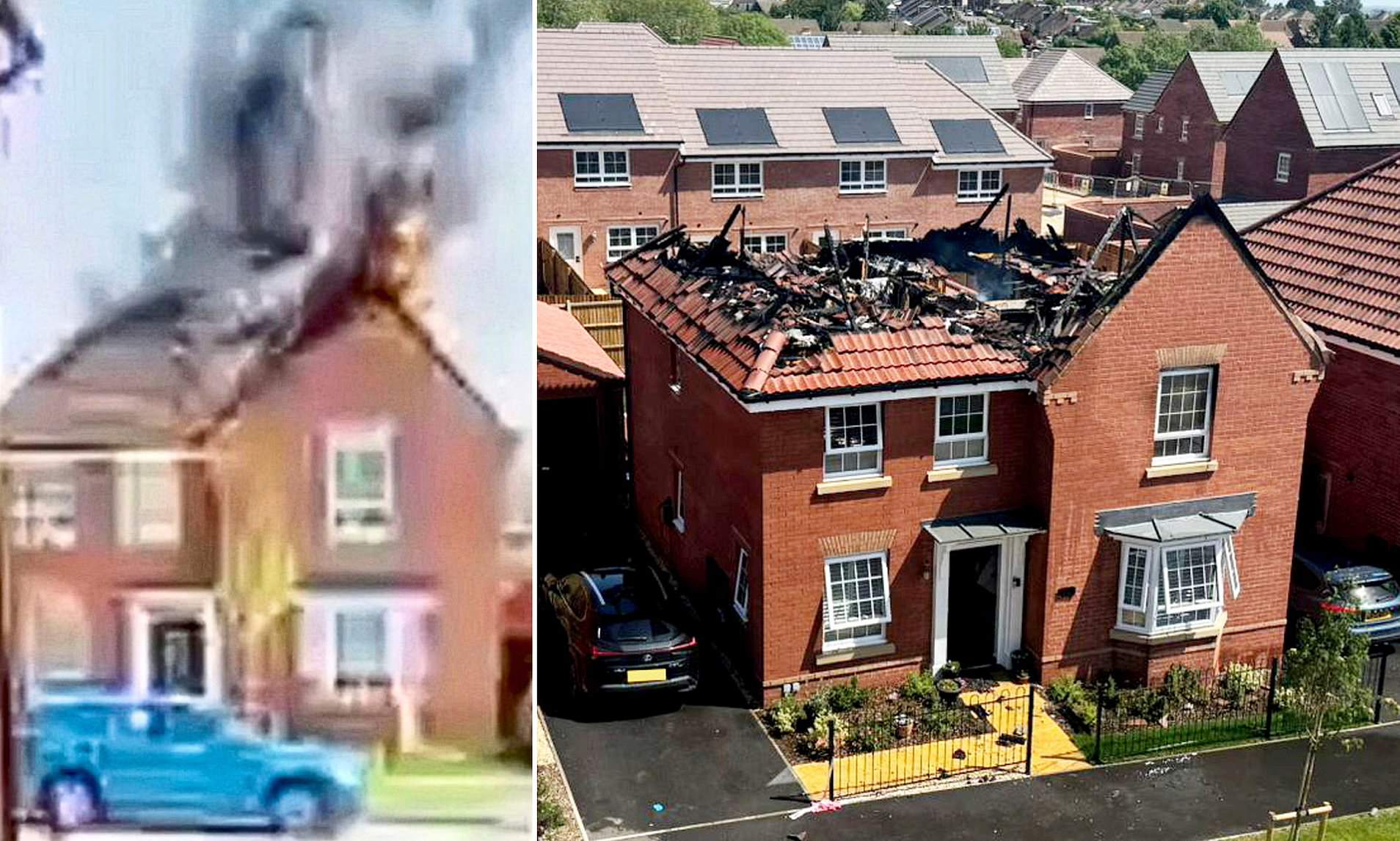 Danger signs that your solar panels could go up in flames like these did