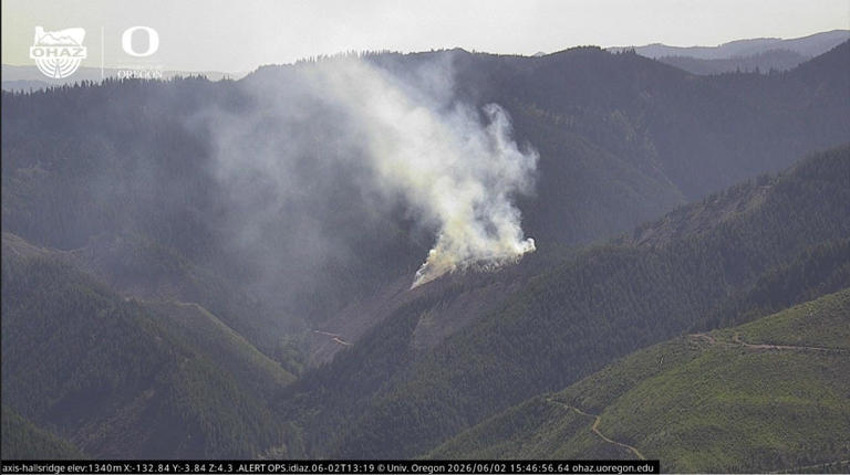 Wildfire grows to 10-15 acres near Detroit Lake