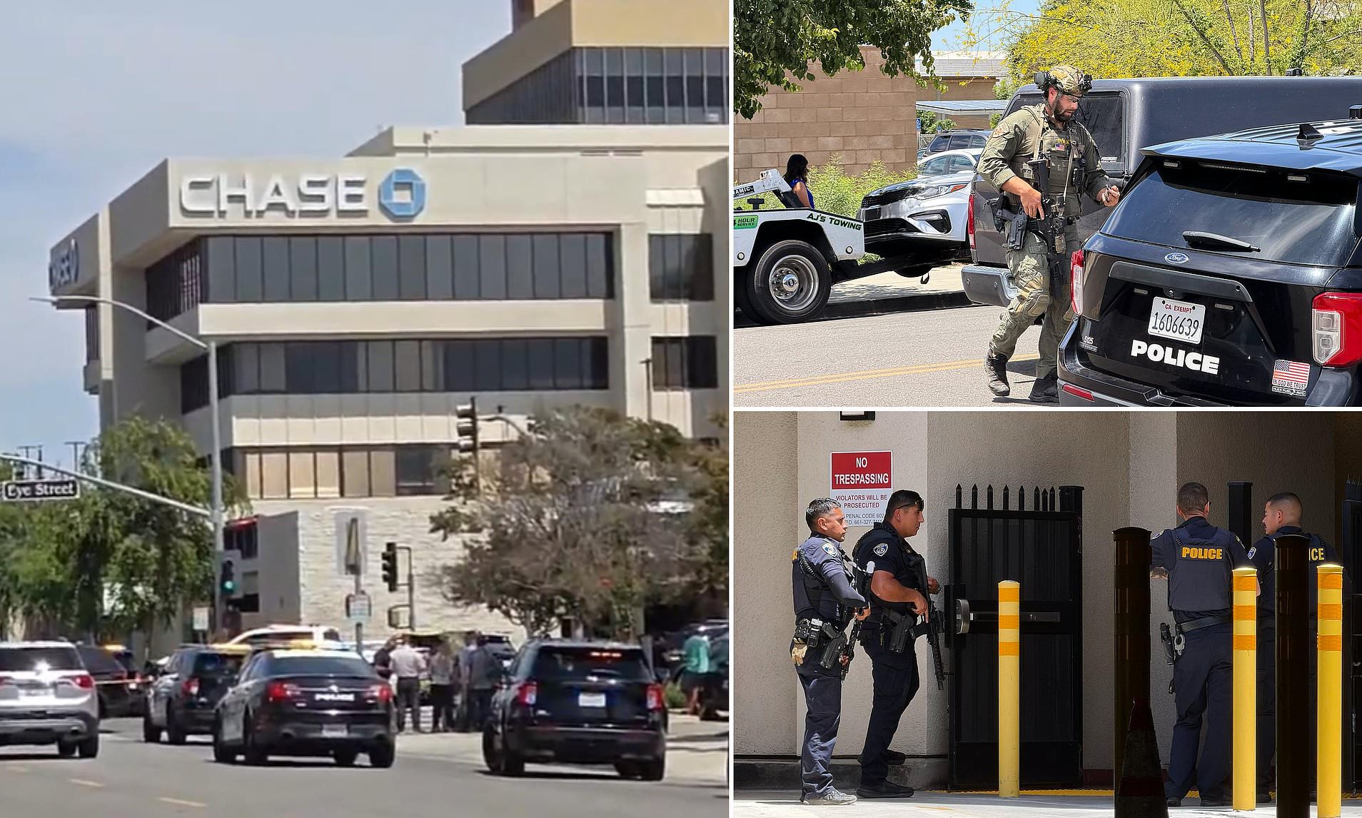 Hostage situation unfolds in California as bank robber with 'bomb ...