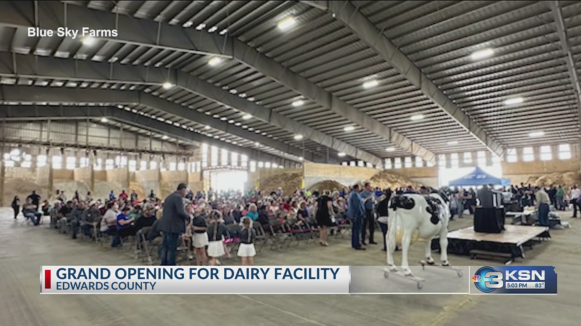 New dairy facility opens in western Kansas, boosts local economy