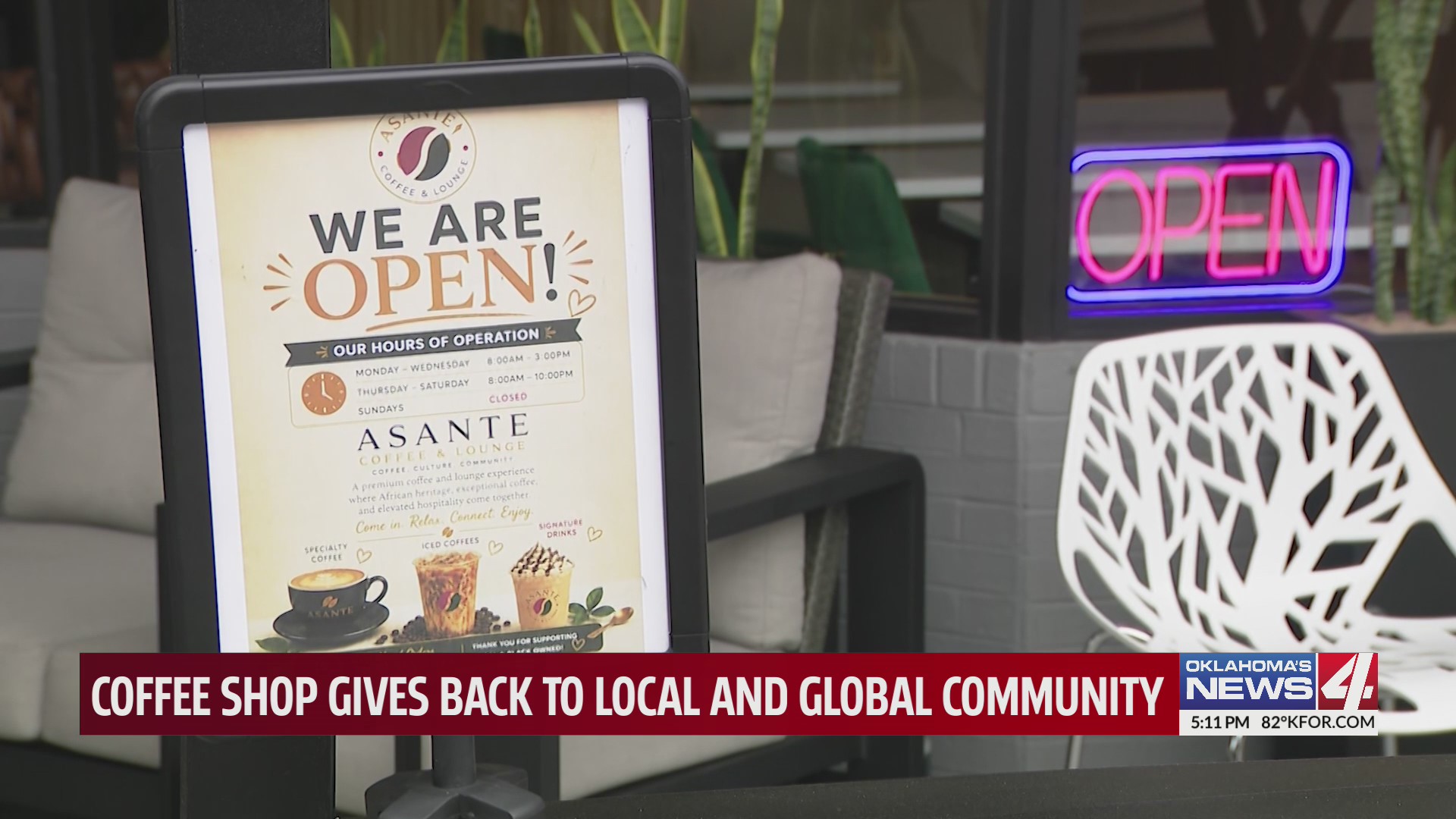 Coffee shop gives back to local and global community
