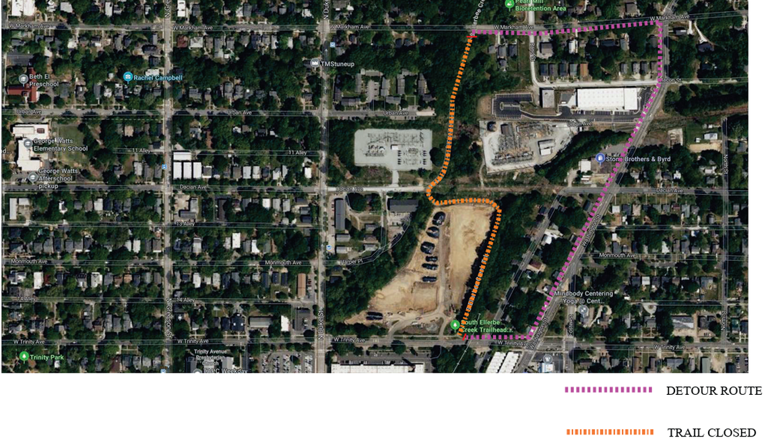 Work on Durham urban wetland to reroute downtown traffic for months ...