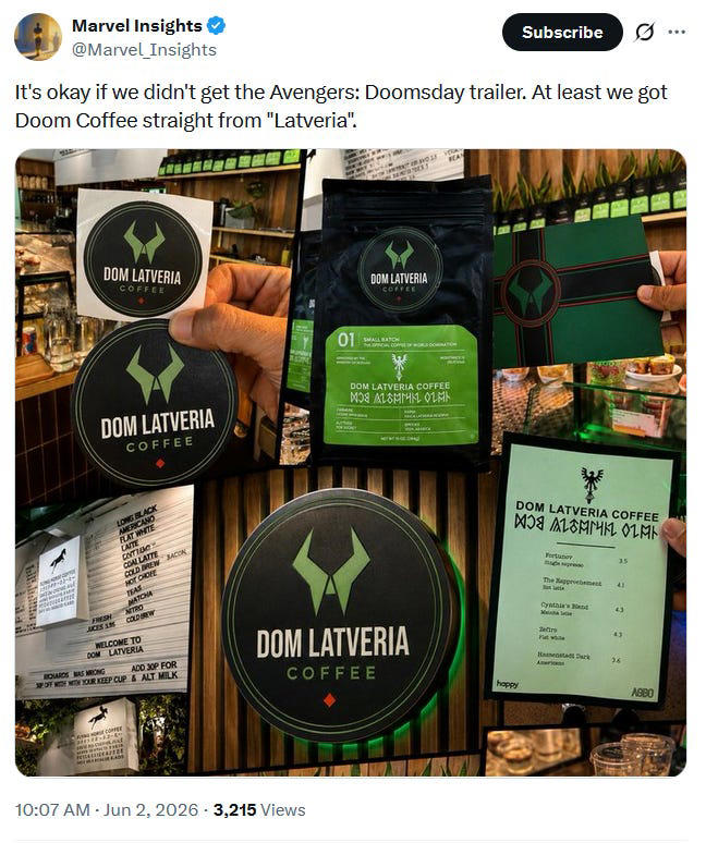 Avengers Doomsday's big surprise was a coffee shop. Marvel fans blame IGN.
