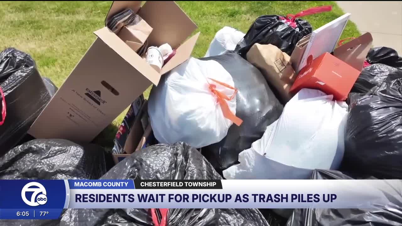 Chesterfield Township residents frustrated as trash sits uncollected ...