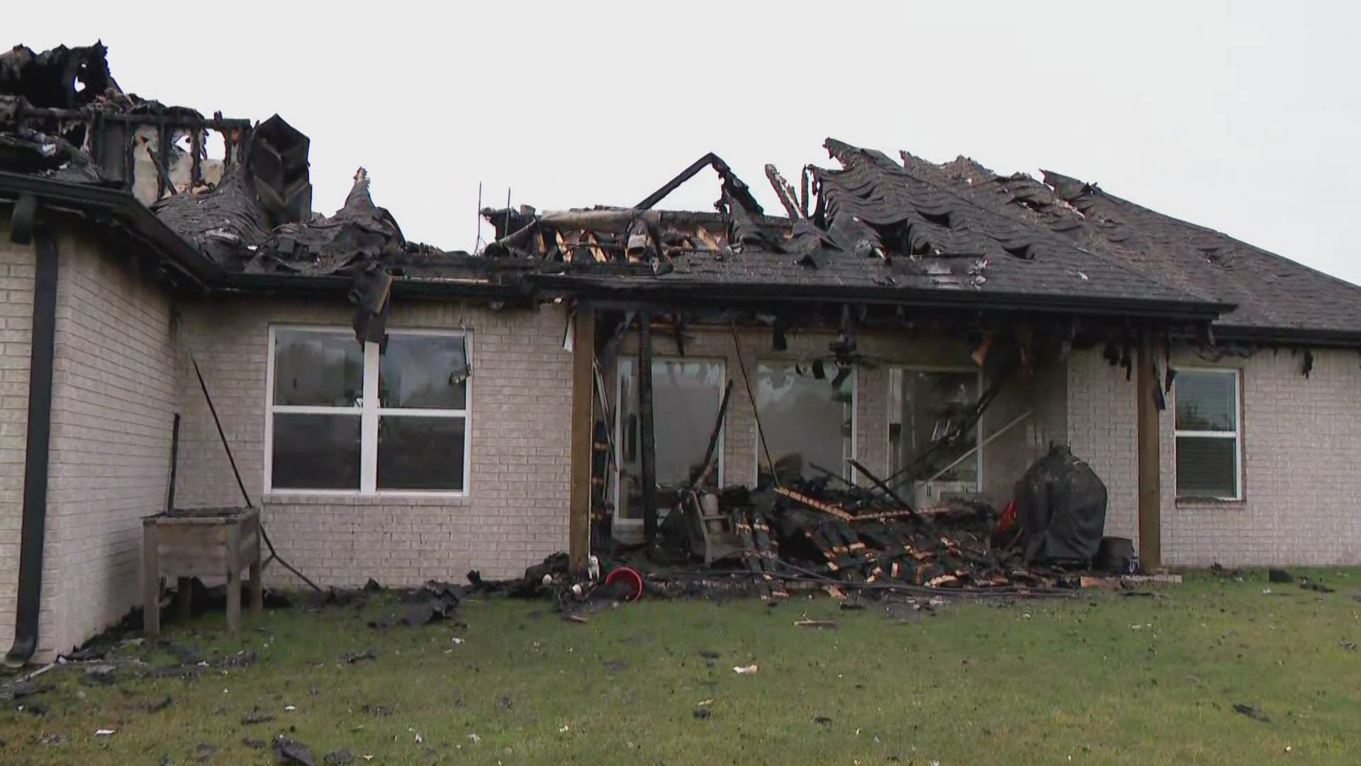 Intense lightning strike in Saline County leaves home destroyed