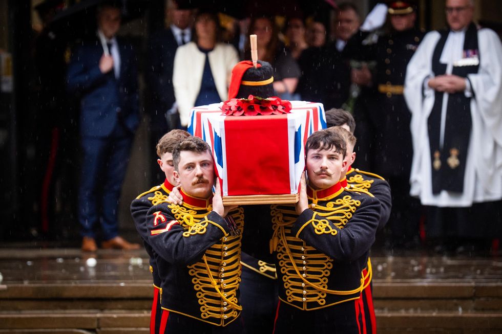 King's troops hold funeral for soldier who died at Royal Windsor Horse Show