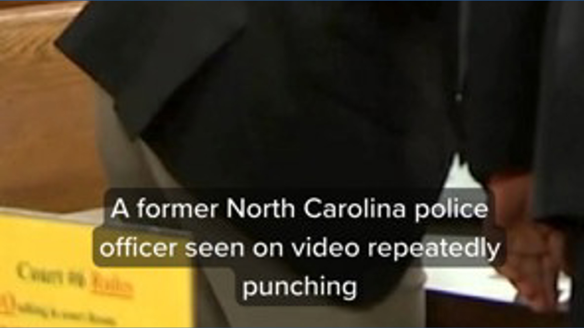 Former North Carolina officer appears in court after video shows him ...