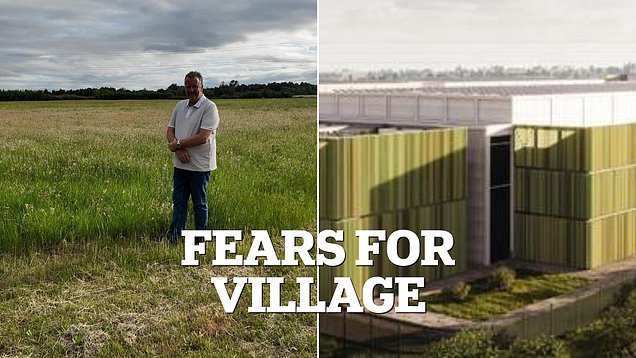 Locals fear constant hum from £15bn site on green belt land