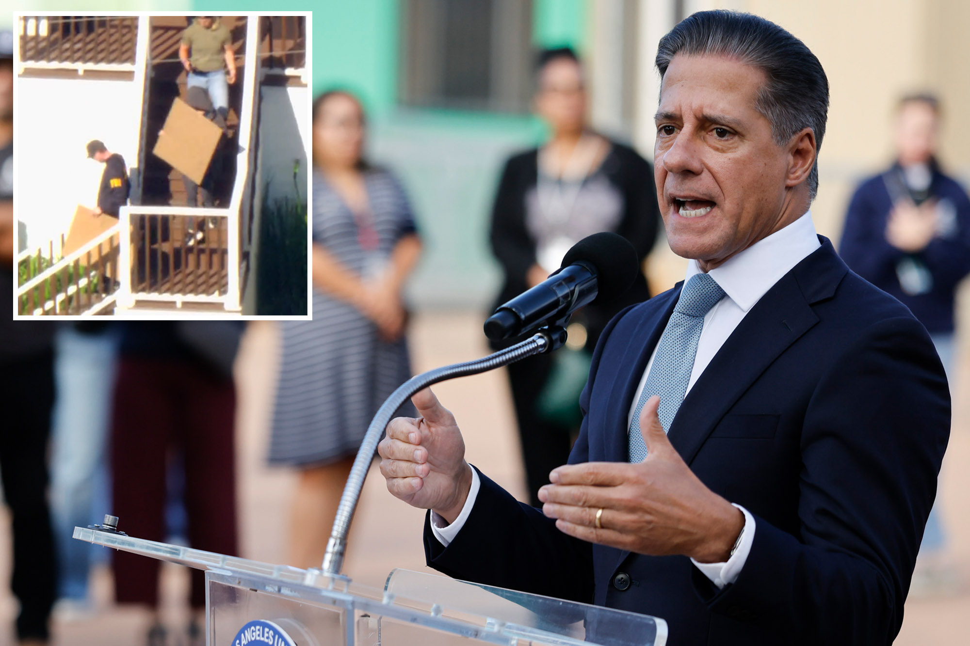 LAUSD superintendent Carvalho honored at gala for courage, while under ...
