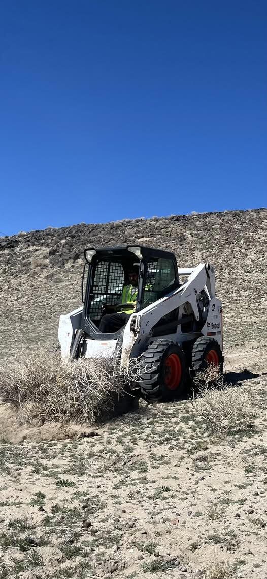 Churchill County police looking for stolen Bobcat skid-steer