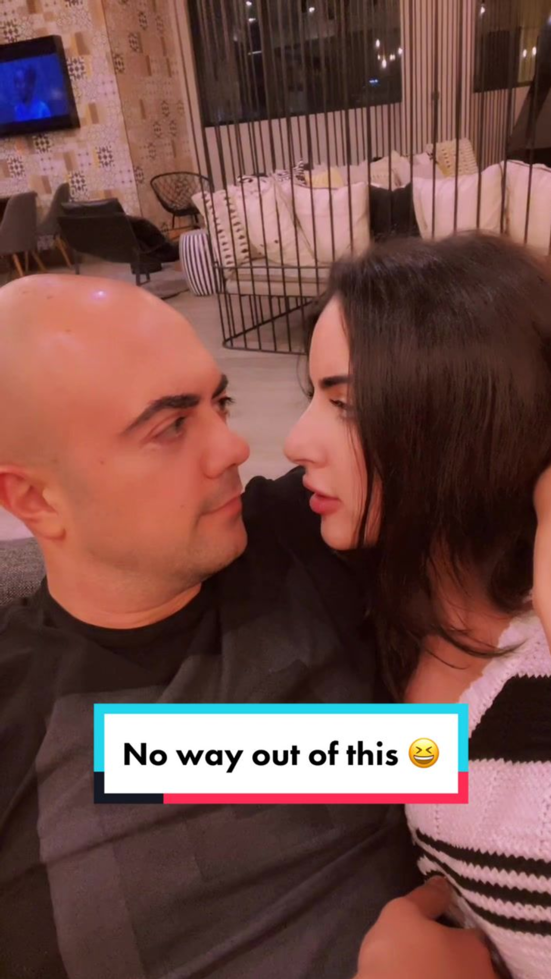 His face says it all when there’s no way out of this
