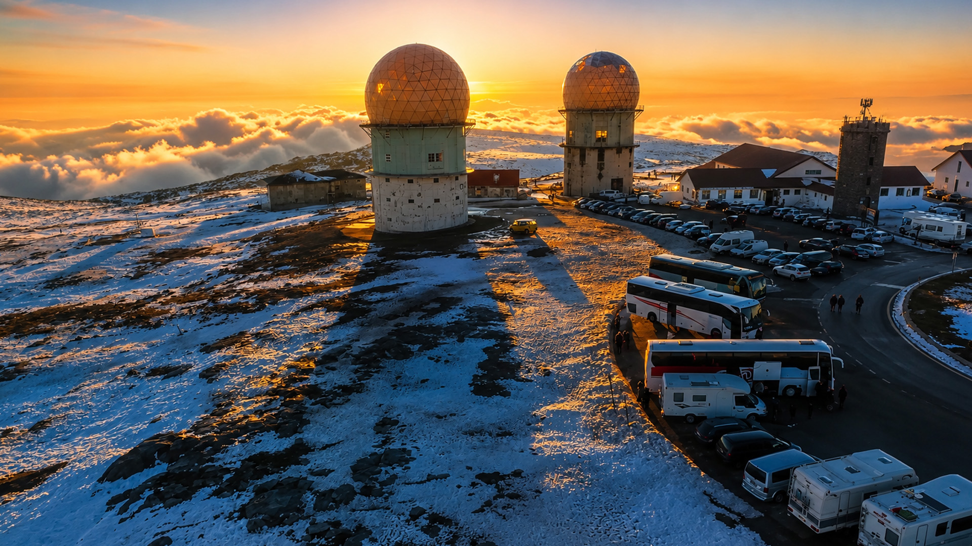 A mountain facility built for extreme conditions