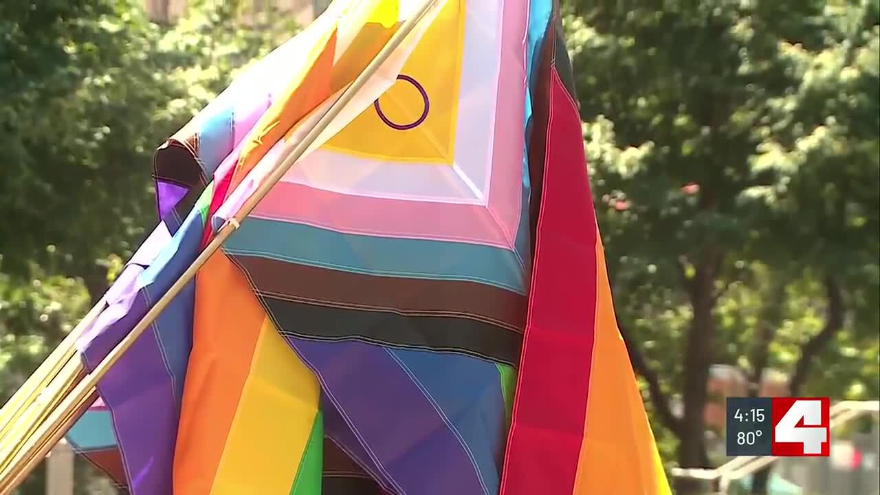 St. Louis County installs Pride flags at Memorial Park