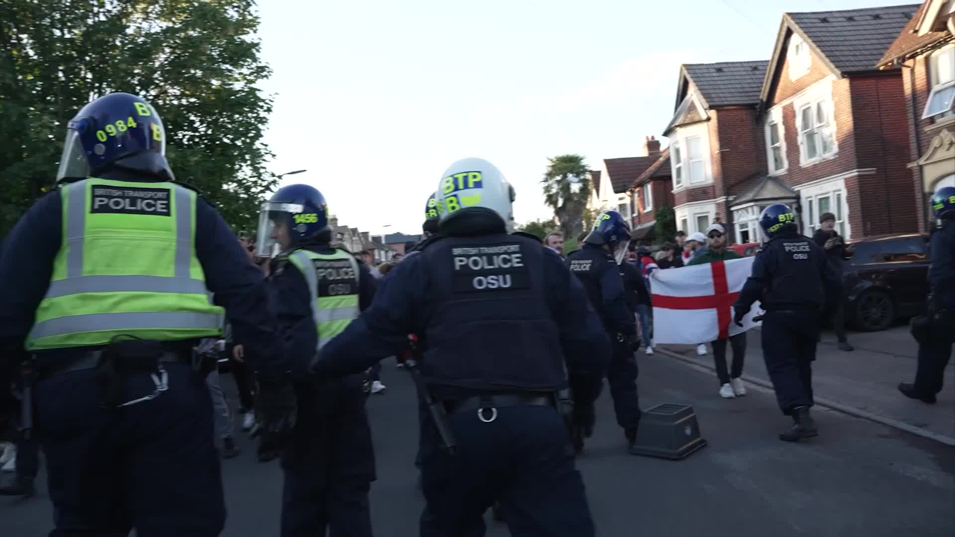 Protesters clash with police in Southampton over Henry Nowak murder